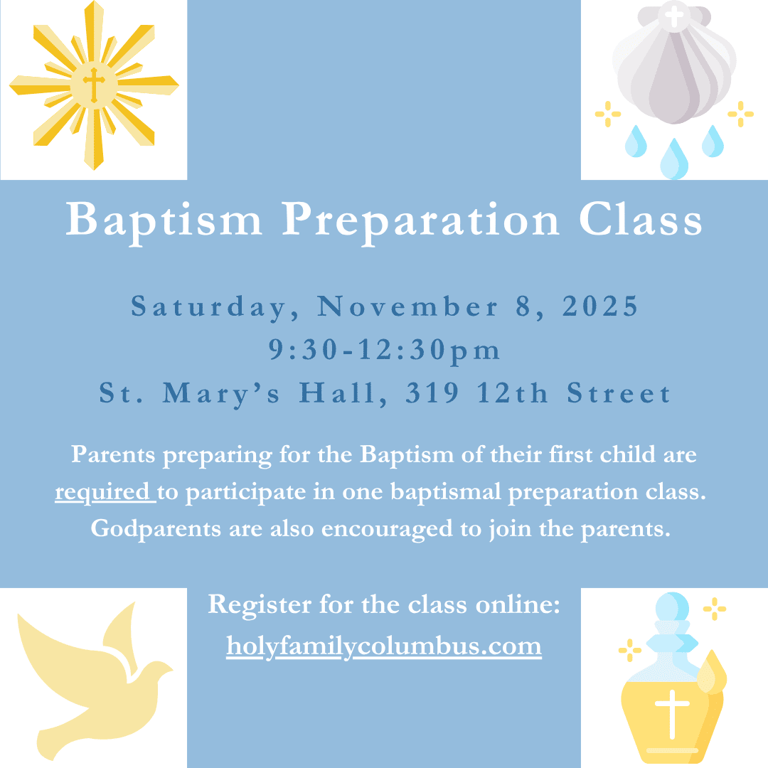 Baptism – Holy Family Catholic Church